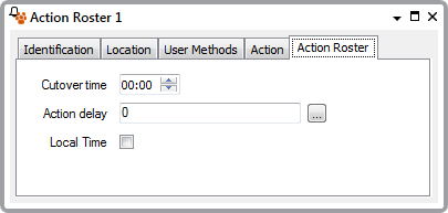 Alarm Redirection Guide - Display and Configure Properties on the Action Roster Form (Configure ...